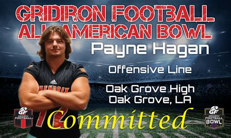 Gf All American Bowl Commit Donte Glass Gridiron Football