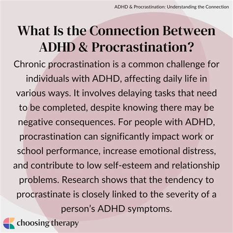 What Is Adhd Procrastination