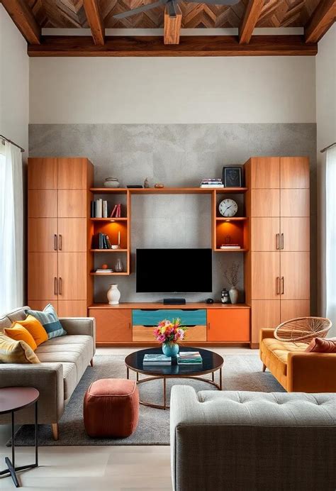27 Stylish Living Room Wall Units Maximize Space With Creative Storage