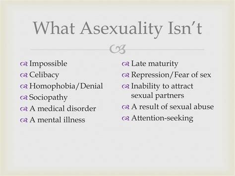 Ppt Understanding Asexuality Debunking Myths And Embracing Diversity