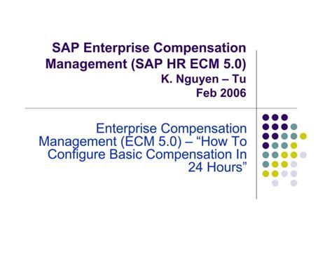 Basic Ecm Configuration Pdf Stocks And Bonds Personal Investing