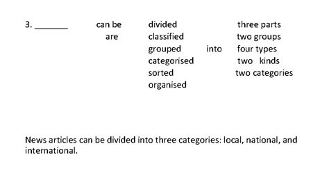 Classification The Verb Classify Means To Divide Objects