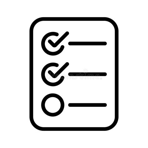 Form Inquiry Icon Stock Vector Illustration Of Symbol 223737330