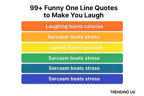 99 Funny One Line Quotes To Make You Laugh — Trending Us