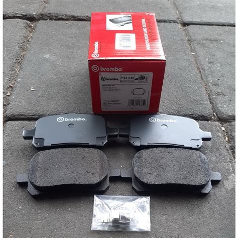 ผ้าเบรกหน้าtoyota Harrier 30 Lexus Rx300 Brembogen 1 ปี 97 03 Camry