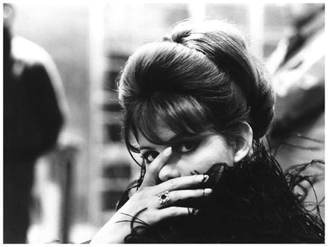 Claudia Cardinale On The Set Of 8 12 Directed By Federico Fellini