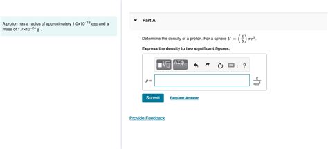 Solved A Proton Has A Radius Of Approximately 10×10−13 Cm