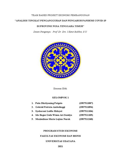 Team Based Project Kelompok 1 Ep Pdf