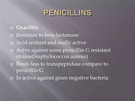 Beta Lactam Antibiotics Ppt