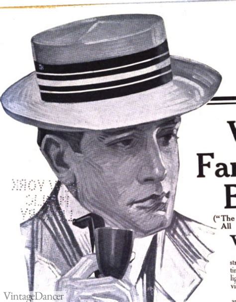 1910s Mens Hat Styles And History