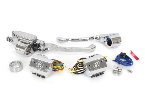 Handlebar Control Kit Chrome Fits Hd 1996 2011 With Clutch Cable