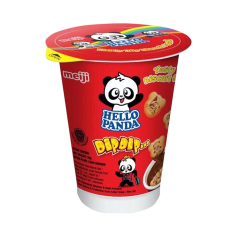 Meiji Hello Panda Dip Dip Chocolate 20g Usa Bites