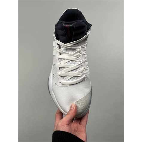 Nike Hyperdunk Hd2016 High Cut บาสเก็ตบอล Real Combat ผ้าใบลำลองสำหรับผู้ชายผู้หญิงสีขาว รองเท้า