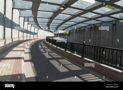 The Passageway In The City Perspective Background A Passage Of