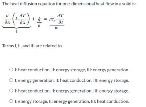 Answered The Heat Diffusion Equation For… Bartleby