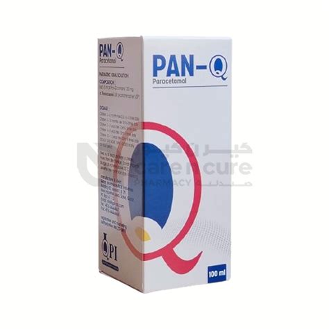 Buy Pan Q 120mg 5 Ml Paed Oral Solution 100 Ml Online In Qatar View Usage Benefits And Side