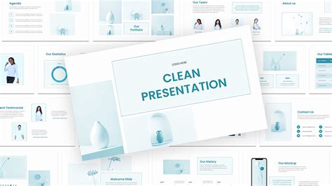 Clean Corporate Deck Powerpoint Template Slidebazaar