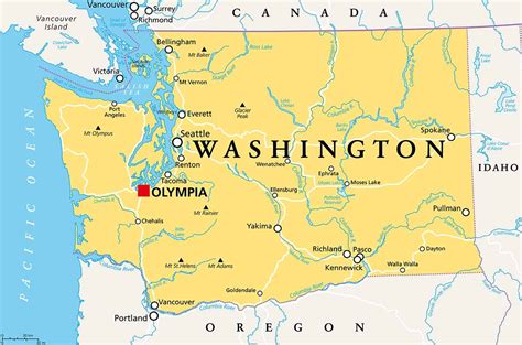 Map Of Tri Cities Washington Washington Map State