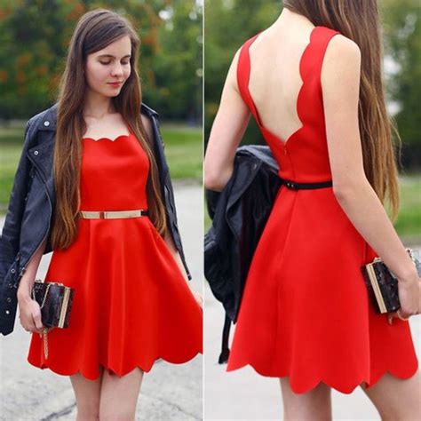 Beautiful Ariadna Majewsa Elbise Moda Stilleri Kırmızı Mezuniyet Elbisesi