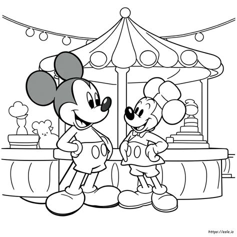 Mickey Mouse Pete Coloring Pages
