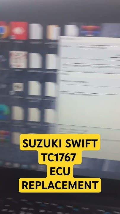Suzuki Swift Tc1767 Ecu Replacement Youtube