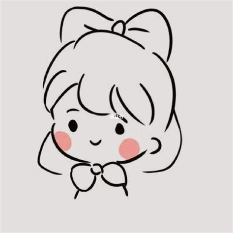 小女生简笔画可爱 小女生简笔画可爱简单长头发 苗苗知道