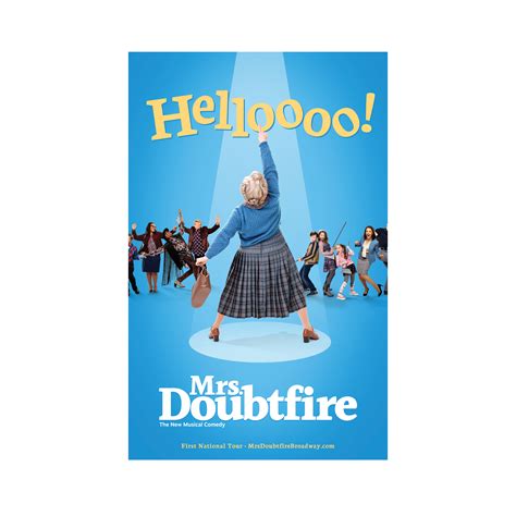 Mrs Doubtfire Poster Mrs Doubtfire Tickets New York Todaytix