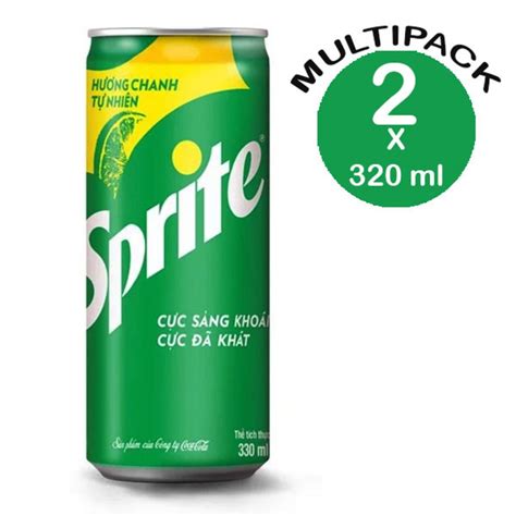 Sprite Lemon Lime Flavour And Bubbles Can Drink 2 X 320ml Ntuc Fairprice