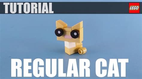 How To Build Adorable Lego Cat Tutorial Video Hd Youtube