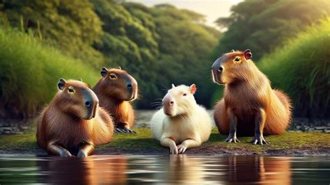 Albino Capybara Rare And Remarkable Capybara Mag