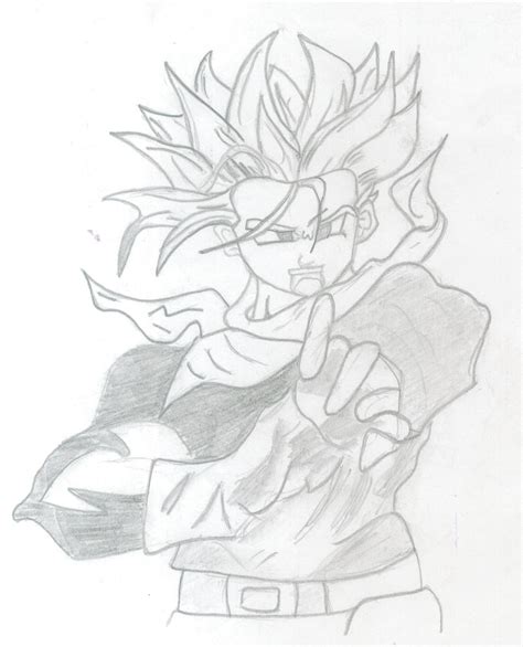 Trunks Pencil Drawing By Stoned Assassin By Stonedassassin69 On Deviantart