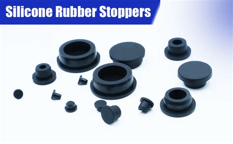 24pcs 12 Inch 13mm Black Hole Plugs Silicone Rubber