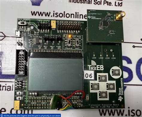 Texas Smartrf Trxeb Rev 1705 Transceiver Evaluation Board Cc1125em