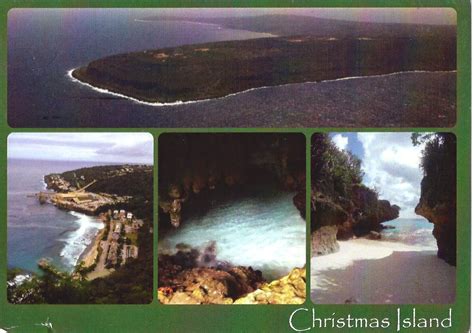 A Journey Of Postcards Aerial View Of Christmas Island