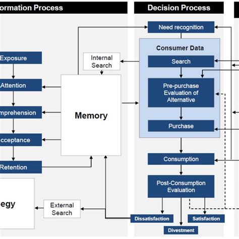 Schematic Illustration Of The Consumer Decision Model The Consumer Download Scientific Diagram
