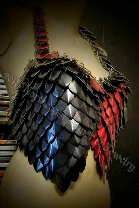 Custom Made Chain And Scale Mail Harley Cosplay Armor Etsy Scale