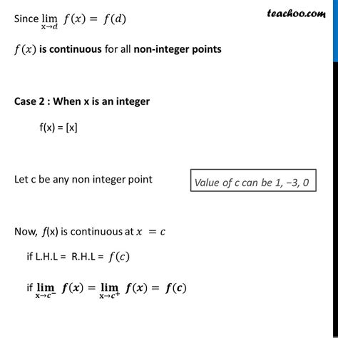 Example 15 Find All Points Of Discontinuity Of Greatest Integer