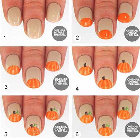 20 Easy Step By Step Halloween Nail Art Tutorials For Beginners 2015
