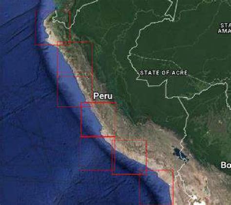 Schematic View Of The Overlapping Tiles Covering The Coast Of Peru Download Scientific Diagram