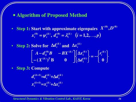 Ppt Solution Of Eigenvalue Problem For Non Classically Damped System