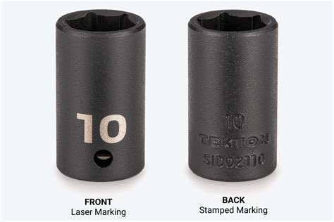 1 4 Inch Drive Shallow 6 Point Impact Socket Set 4 17 Mm Tekton