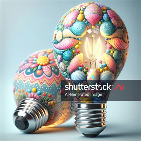 Easter Light Bulb Ai Generated Image 2454030663 Shutterstock