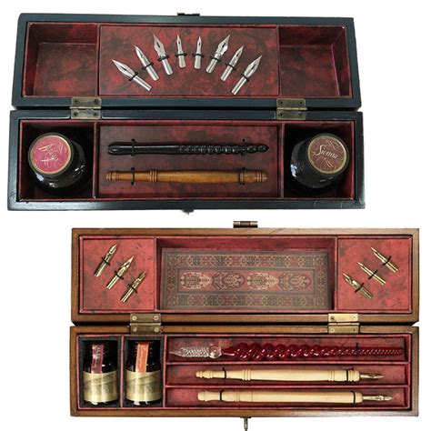 Windsor Prose Calligraphy Writing Sets Vintage Retro Ink Pen Yellow