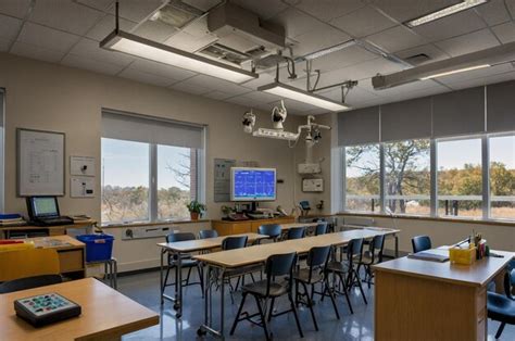 A Classroom With A Weather Station And Tools Premium Ai Generated Image