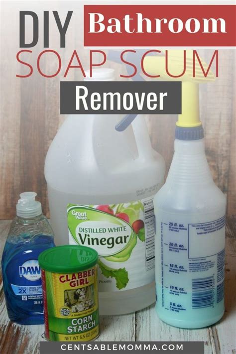 Diy Bathroom Soap Scum Remover Soap Scum Cleaner Homemade Shower