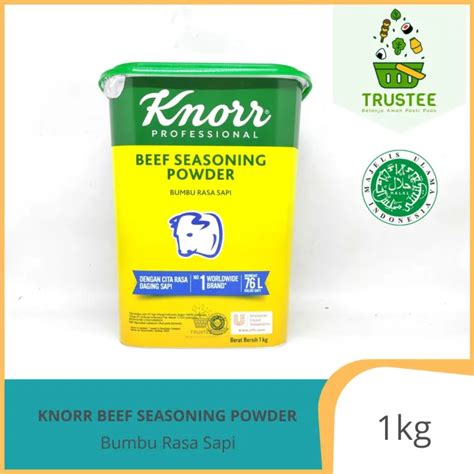 Knorr Beef Seasoning Powder 1kg Bumbu Kaldu Rasa Sapi Bubuk Halal Lazada Indonesia