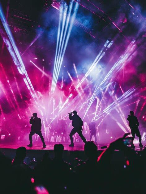 Highimpact Kpop Stage Performance With Dazzling Lights And Elaborate