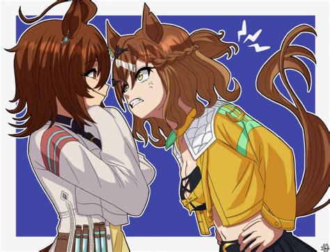 Agnes Tachyon And Jungle Pocket Umamusume Drawn By Color Neko User