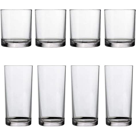 Us Acrylic Classic Clear Plastic Reusable Drinking Glasses 56 Off