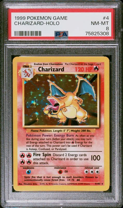 Charizard Bs 4 Base Set Psa 8 Stan Nowy 481000pln Sklepy